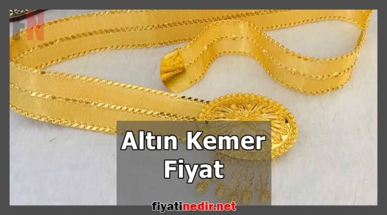 Altın Kemer Fiyatları 2023 - Zam Geldi! - Fiyatı Nedir?